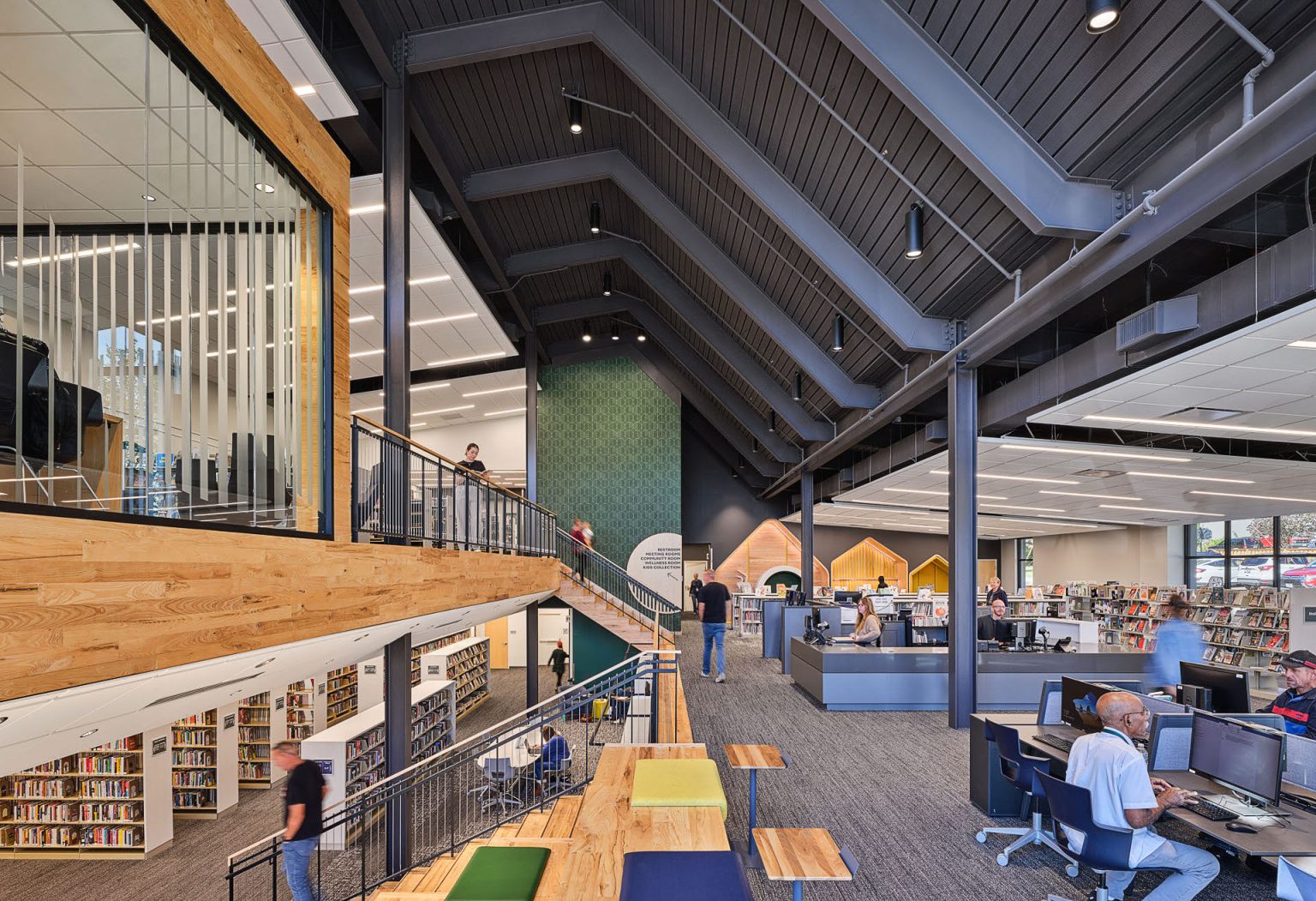 The North Oak Library in Kansas City by Sapp Design Architects